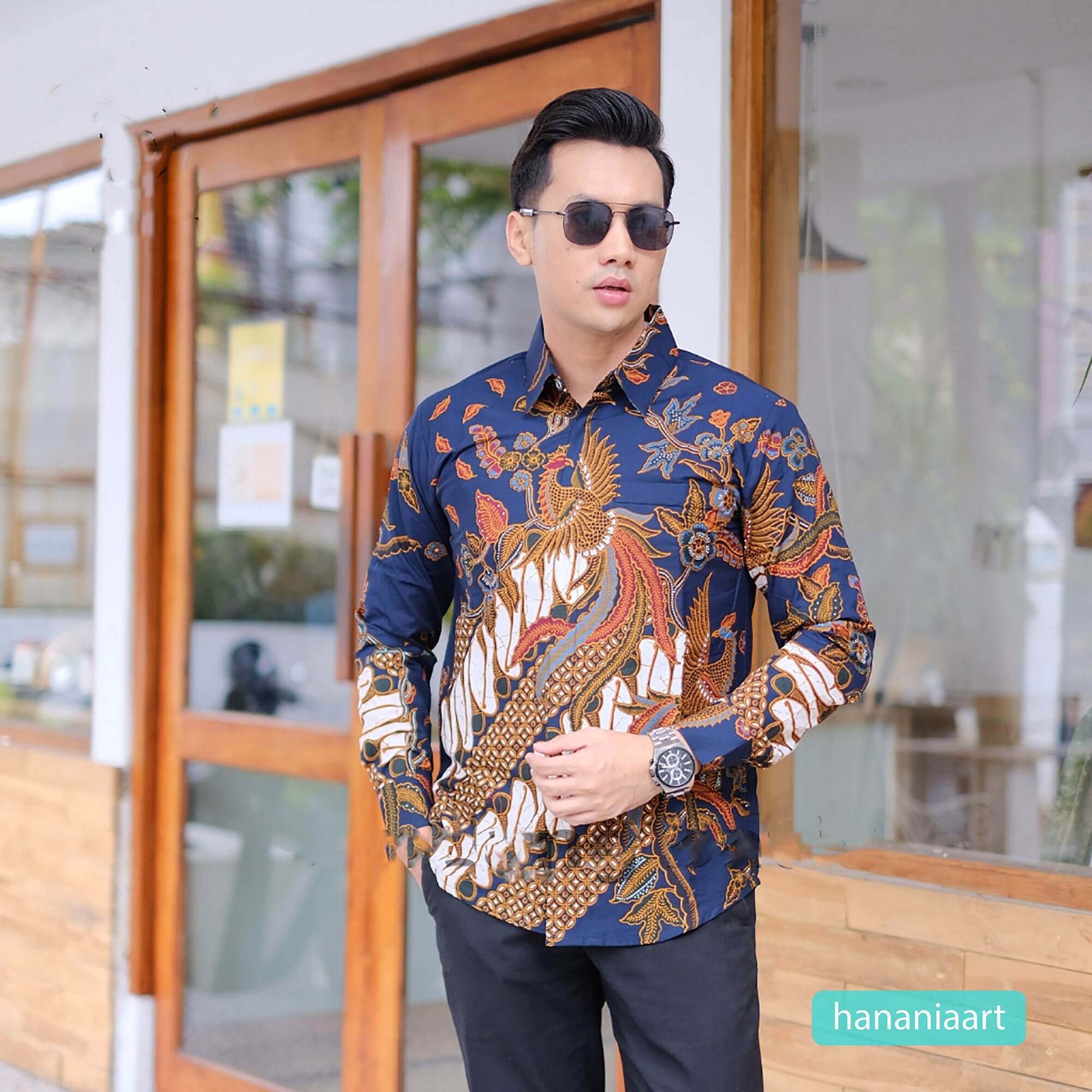 Timeless Elegance Linggajaya Long-sleeved Batik Men's Shirt Collection ...
