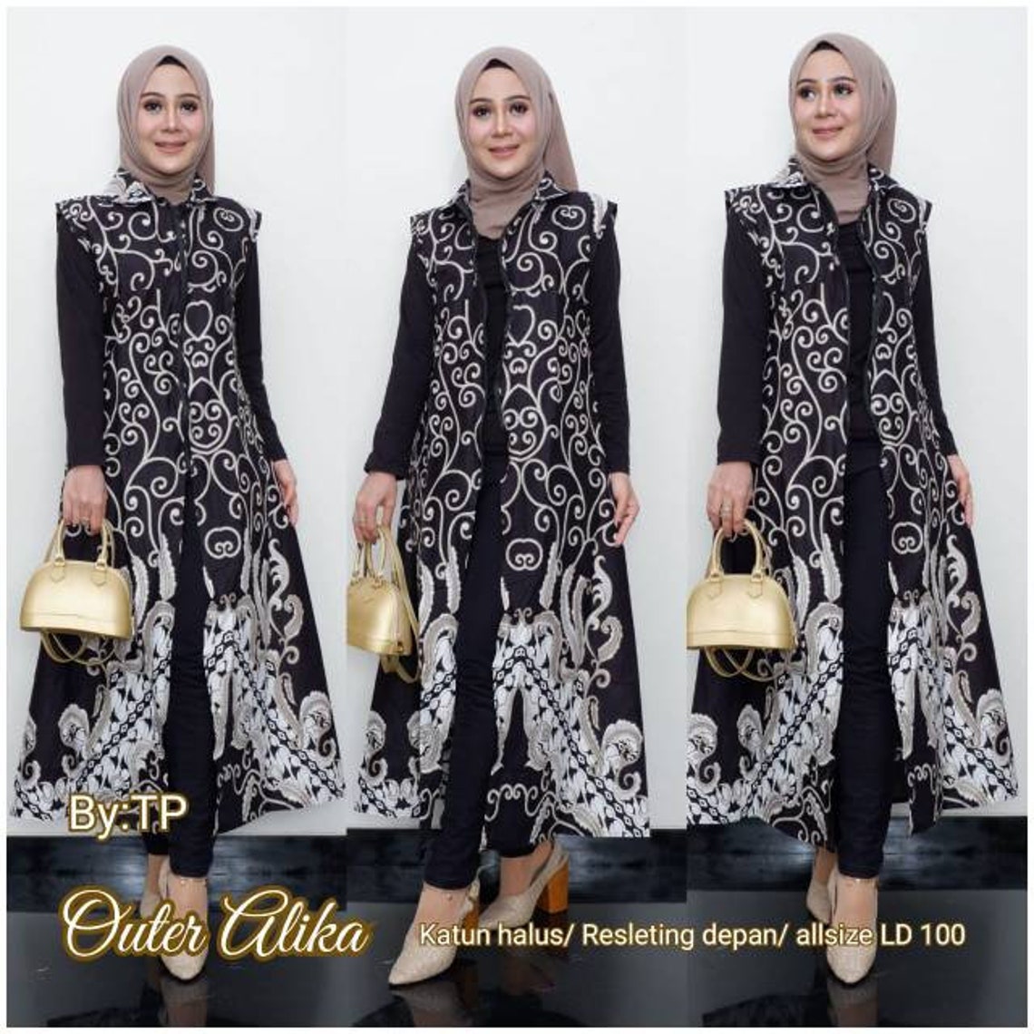 Long Cardi Batik Outer Alika - Etsy