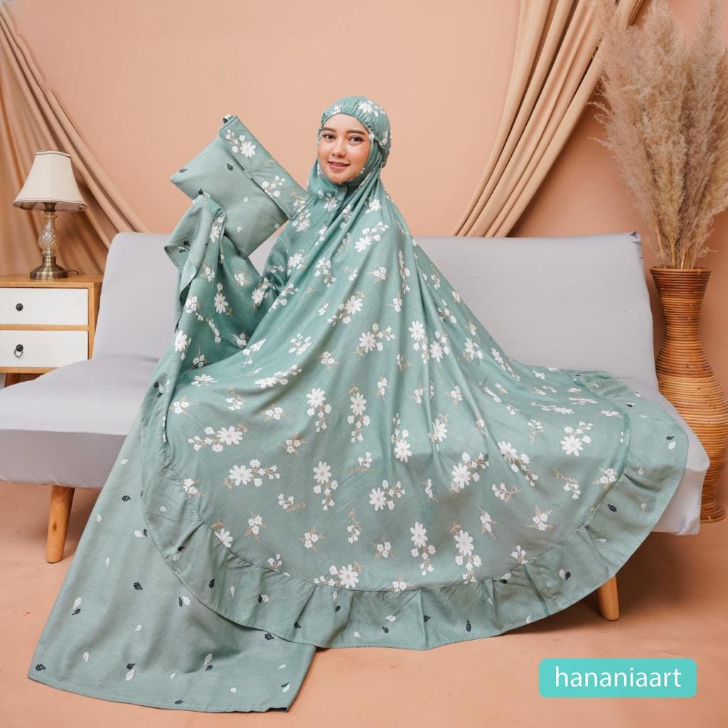 Radiant Elegance Al Hanan Adult Mukena Carissa Series, Prayer Dress ...