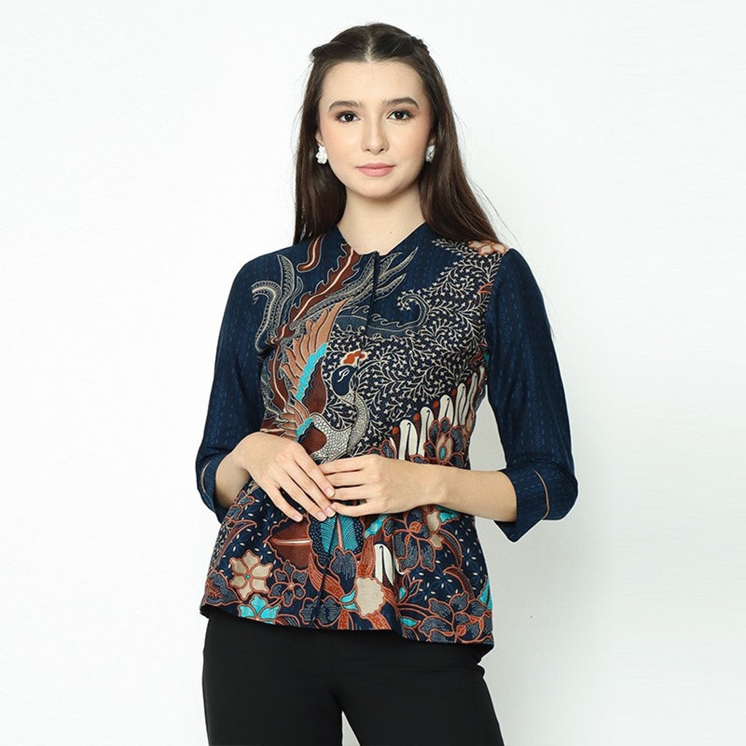 Bluse Adinata Batik Amy Adam Frauen Bluse Readymade Bluse - Etsy.de