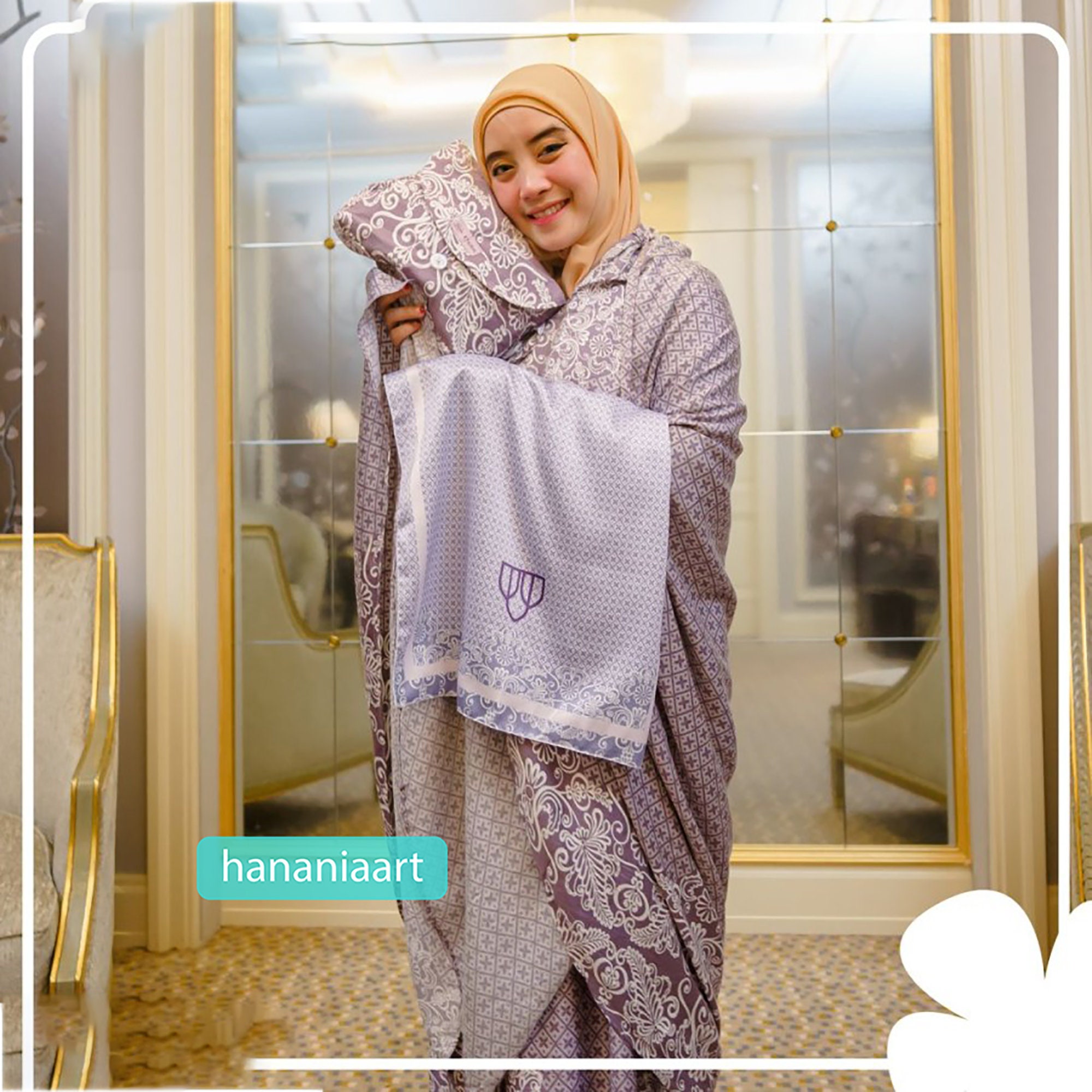 Elegance Tazbiya Reina Series Prayer Set Mukena, Women Prayer Set ...