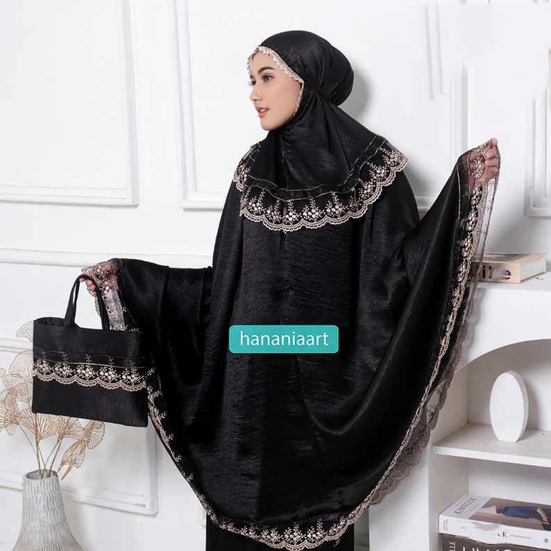 Santorini Premium Series Alishba Adult Mukena, Women Prayer Set, Prayer Dress, Mukena, Prayer ...