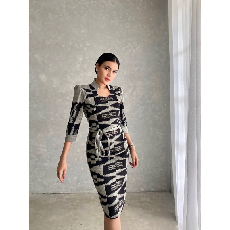 Claudia Dress Tenun Ikitenun, Batik Dress, Batik, Boho Dress, Bohemian ...