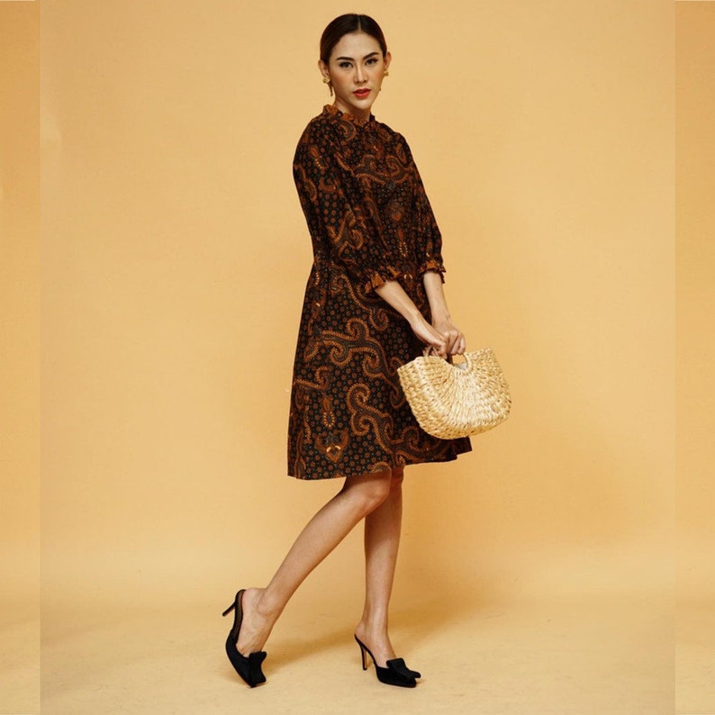 Batik Dress Batik Women Neng Gelis Series, Batik Dress, Boho Dress ...