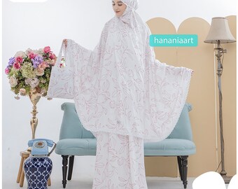 Elegance Tazbiya Tisha Series Prayer Set Mukena, Women Prayer Set ...