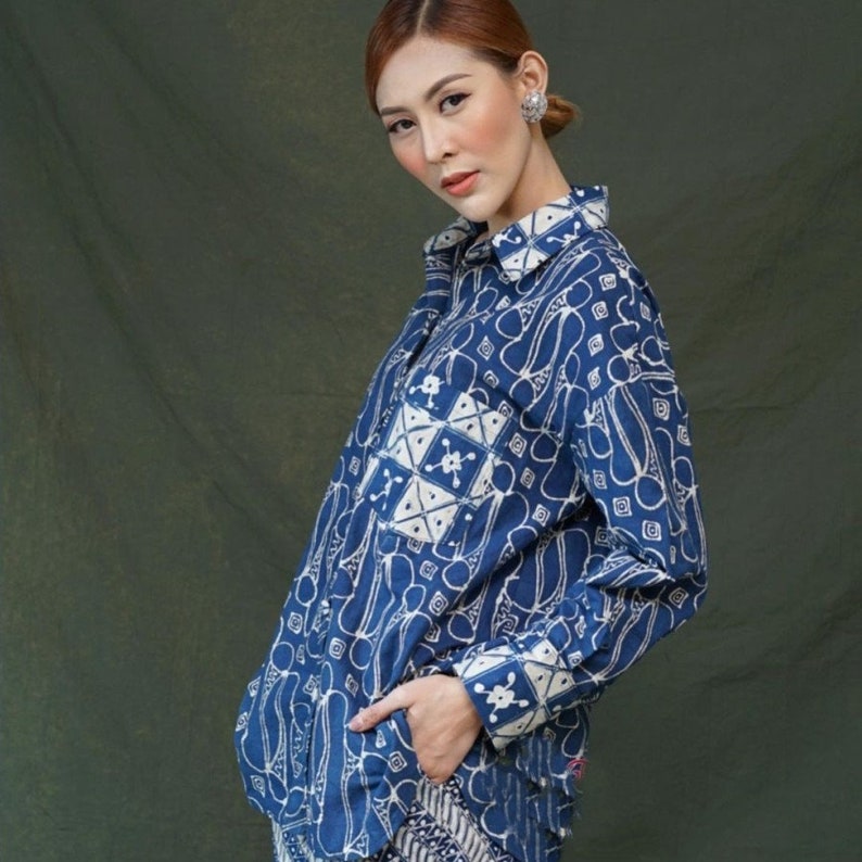 Omilard Eir Women's Batik Sets, Women Blouse Set, Batik Blouse ...
