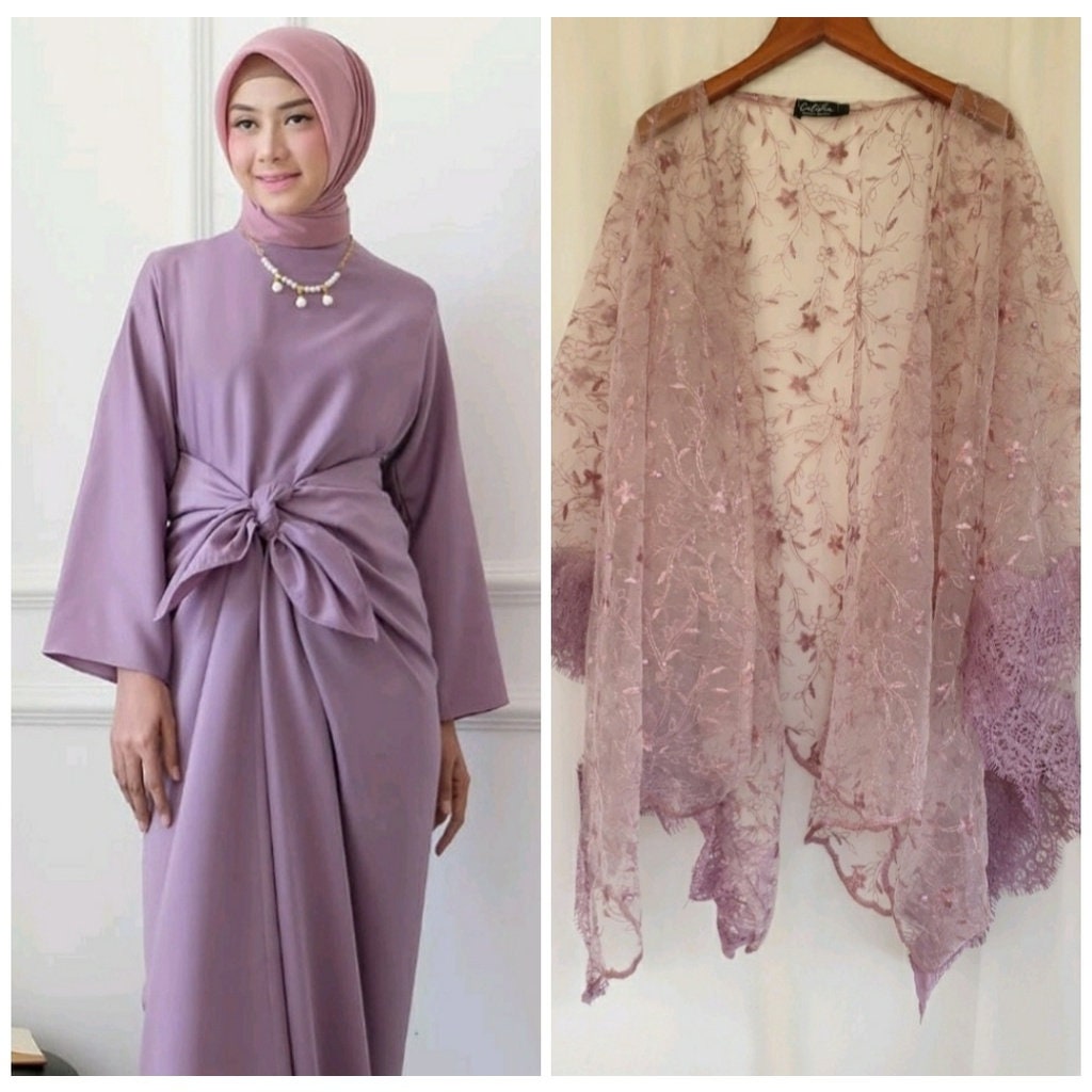 Vachira One Set of Luxury Caftan and Outer, Caftan Dress, Boho Dress ...