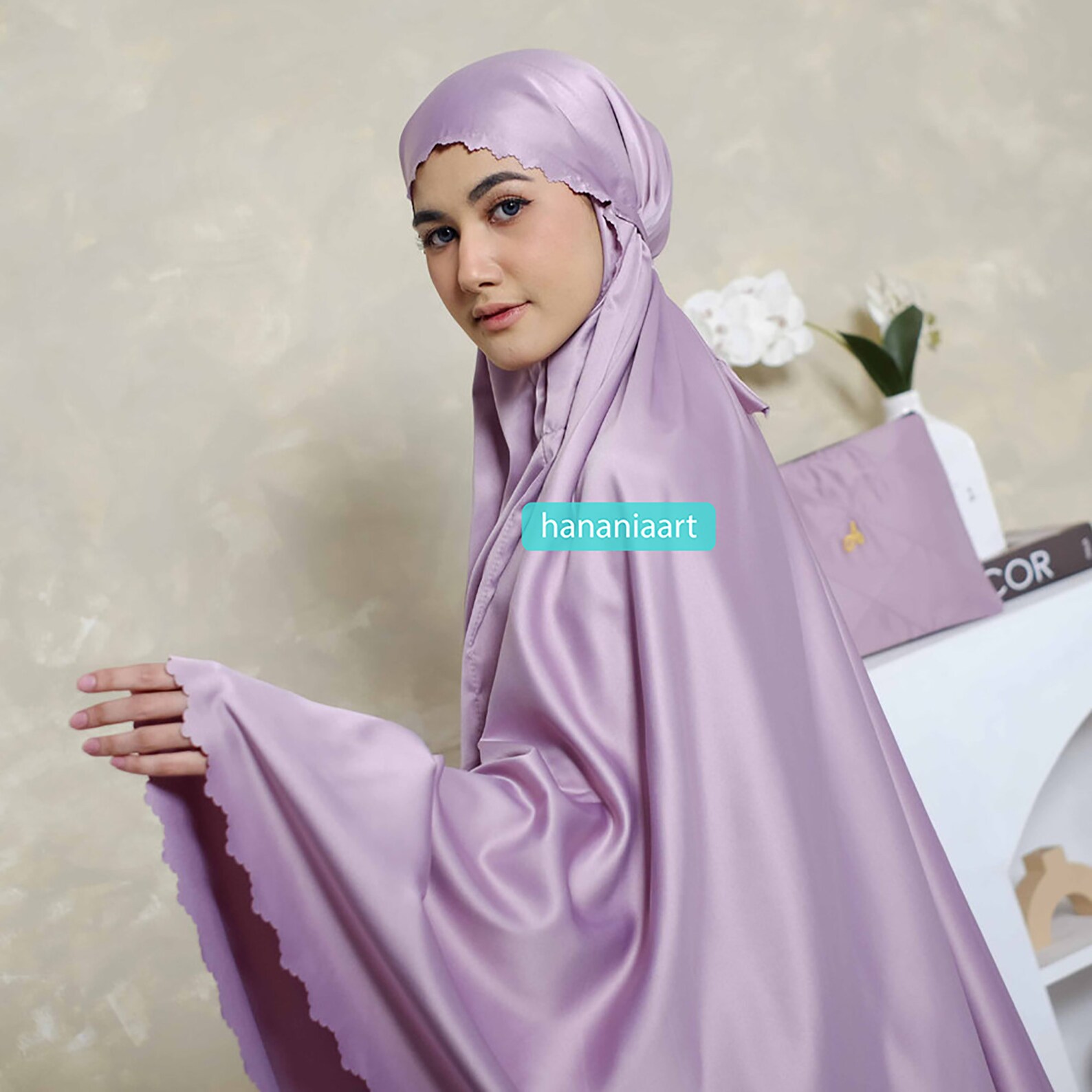 Elegance Premium Almujahid Laser Cut Mukena, Women Prayer Set, Prayer Dress, Mukena, Prayer Set ...