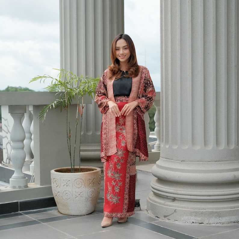 One Set Arunika by Kinnas Batik, Caftan Dress, Boho Dress, Bohemian ...