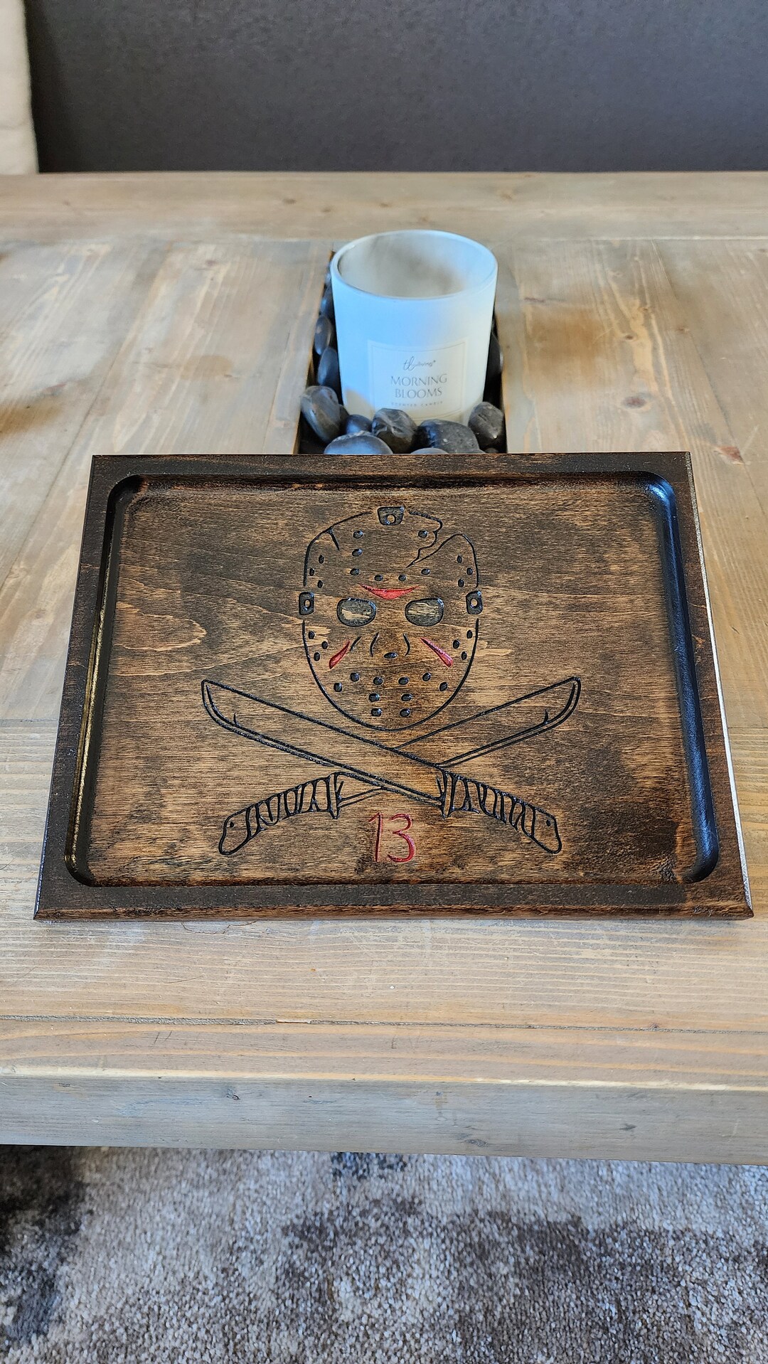 Jason Friday 13th Wooden Catch-all Tray, EDC Tray, Desk Organizer. - Etsy
