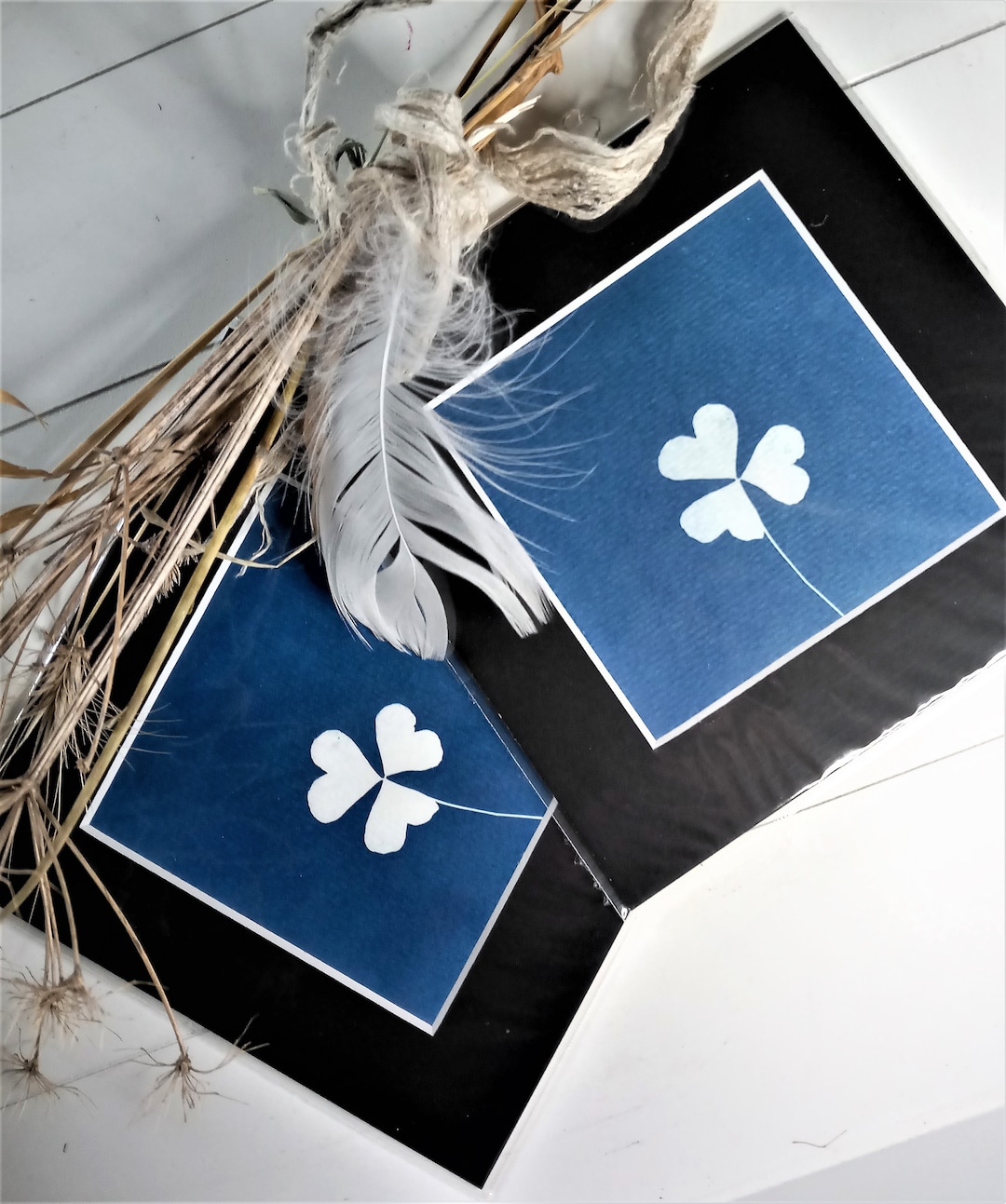 Art original de plantes et de fleurs de cyanotypes - Etsy France