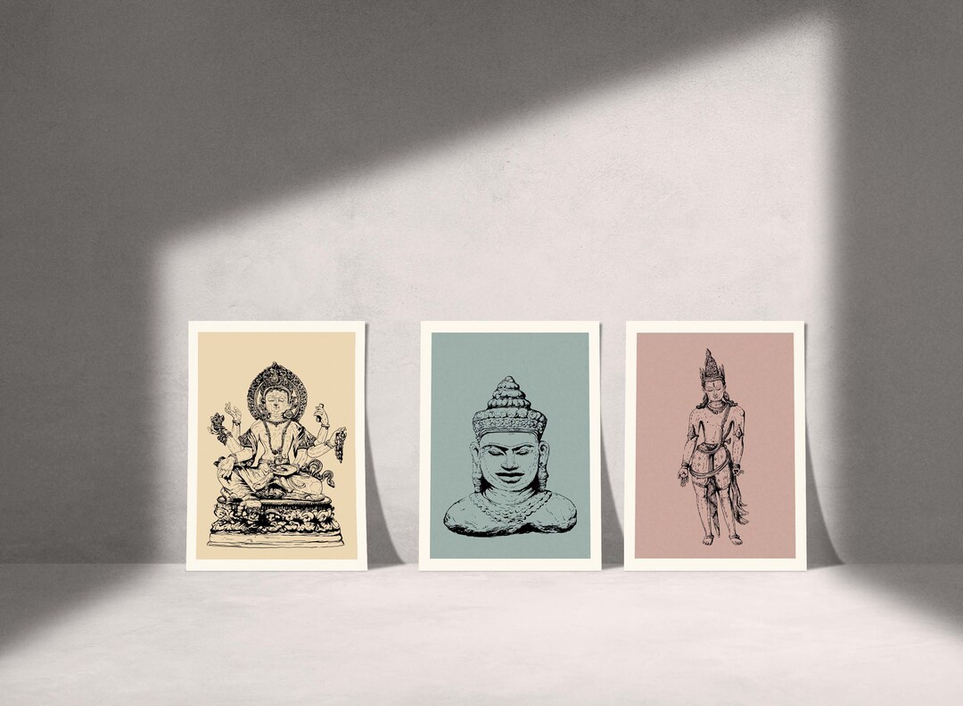 Buddhist Postcard Set - Etsy