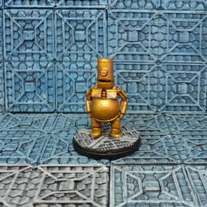Sci-fi Civilian Robot Miniatures: 28mm/32mm, UNPAINTED Wargaming NPC ...