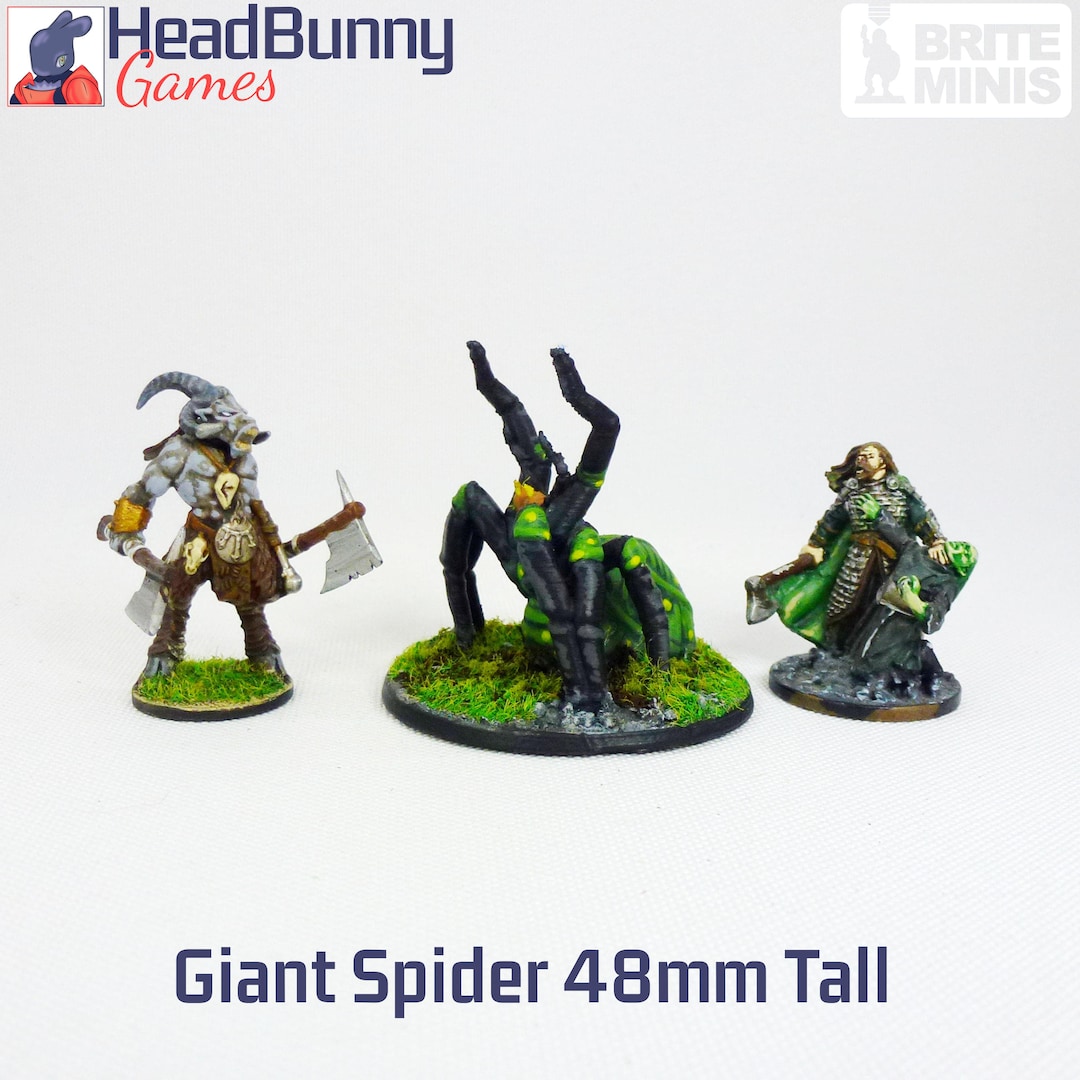 Giant Spider Dnd Monster Creature Wargames Dnd Miniatures RPG ...