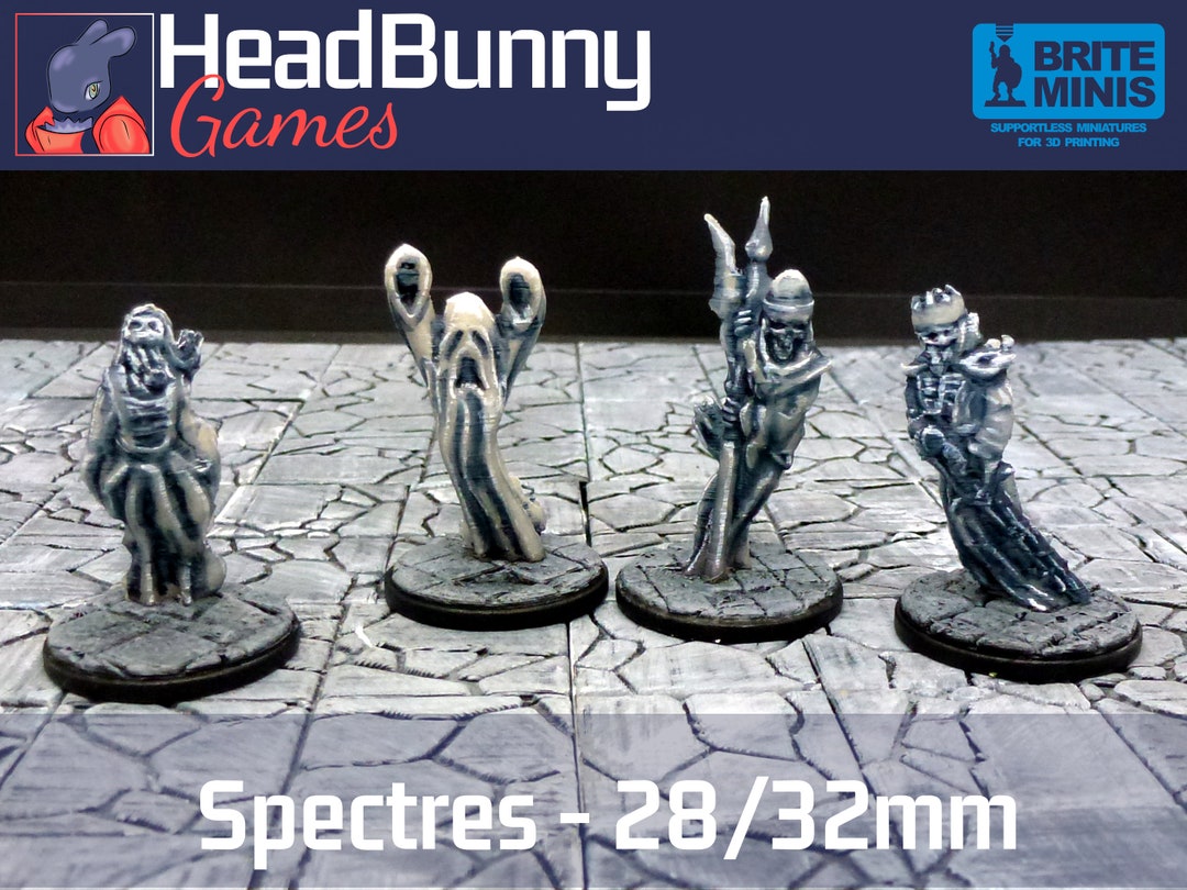 Spectre Ghost Wraith Banshee Miniatures 28mm 32mm UNPAINTED Cheap Dnd ...