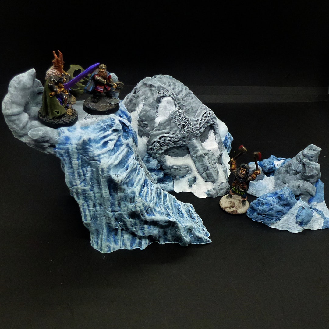 Fallen Warden UNPAINTED Buried Frozen Statue Tabletop Wargames Scatter ...