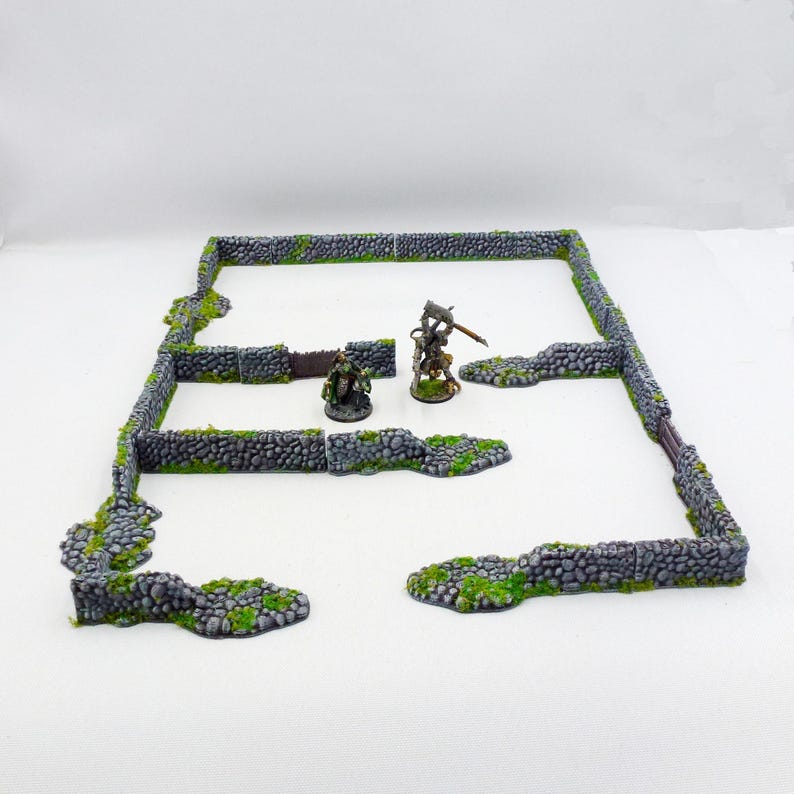 Stone Walls Terrain Set 28mm - Wargames Scenery (UNPAINTED) - Etsy