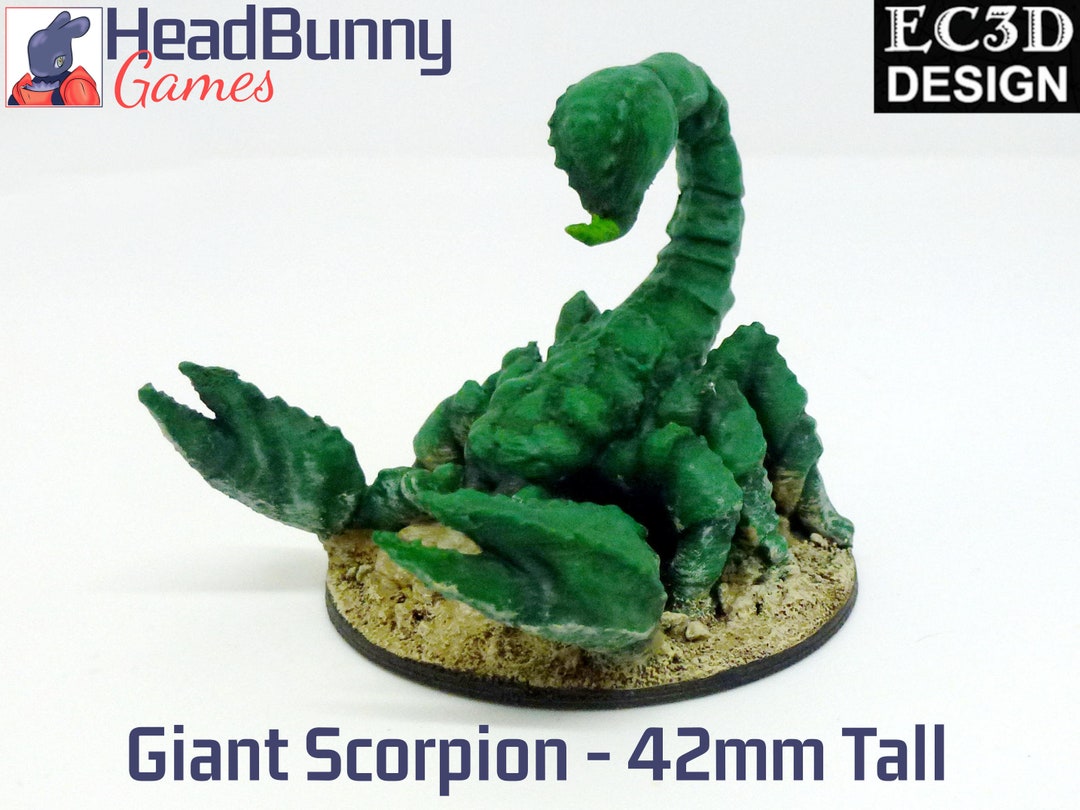 Giant Scorpion UNPAINTED Fantasy Miniature Dnd Heroic - Etsy