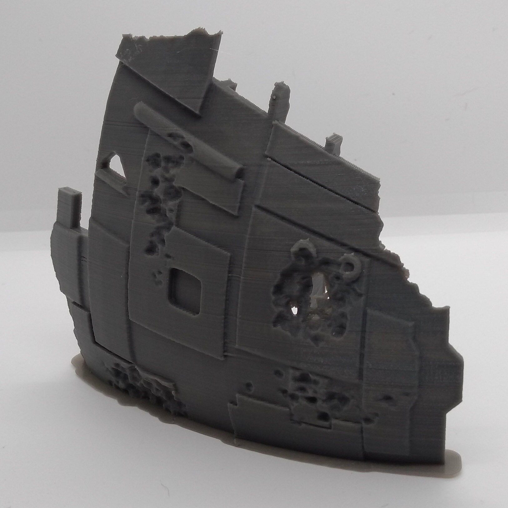 Space Ship UNPAINTED Wreckage Set - 28mm Tabletop Terrain 15mm Terrain ...