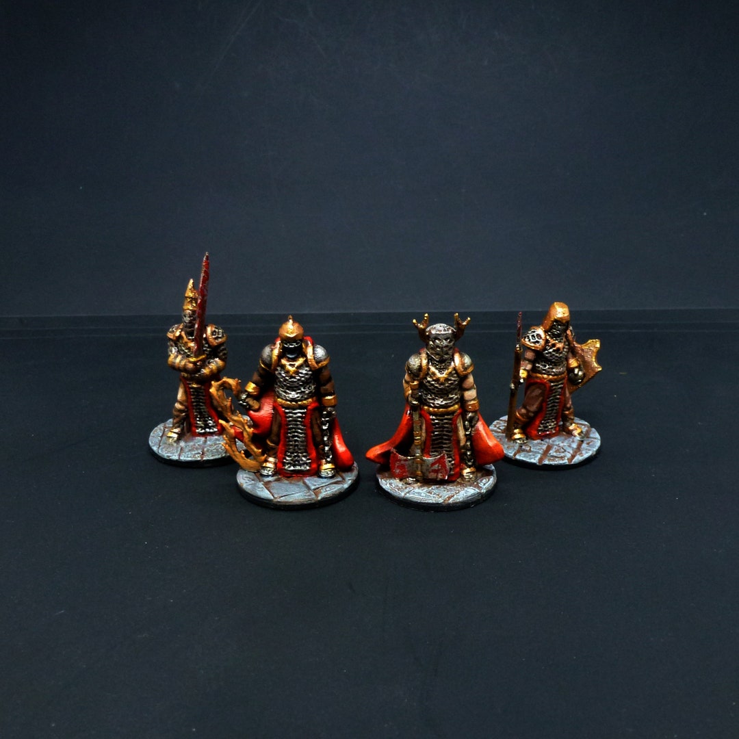 Demon Sworn Miniatures - Set of 4x 28mm or 32mm Cultists Miniatures ...
