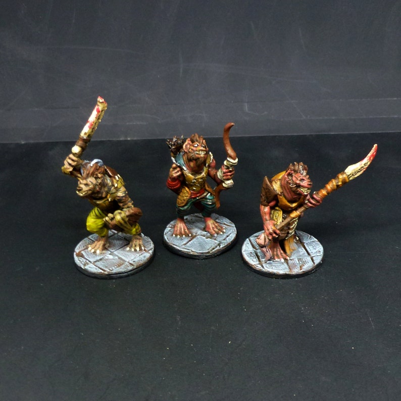 Gnoll Pack Miniatures Set 28mm 32mm Hyena Men Miniatures - Etsy