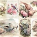 Decoupage Rice Paper, A4 84 Shabby Chic Vintage Spring Birds Roses ...