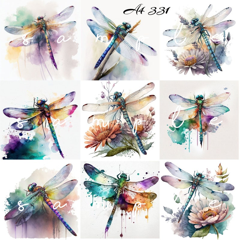 Dragonfly Paper - Etsy