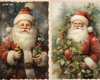 Decoupage Rice Paper, A4 232 Vintage Christmas Victorian Children Santa ...
