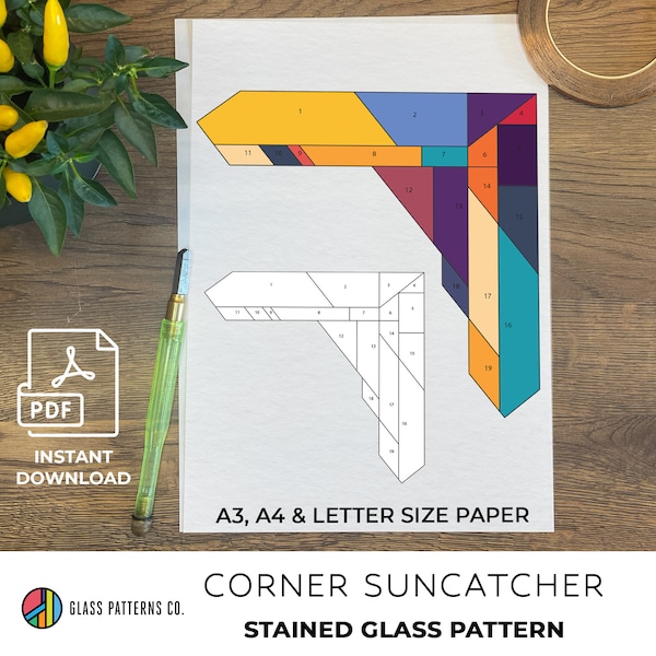 Stained Glass Corner - Etsy