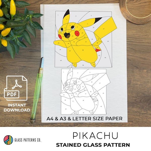Pikachu Pattern - Etsy