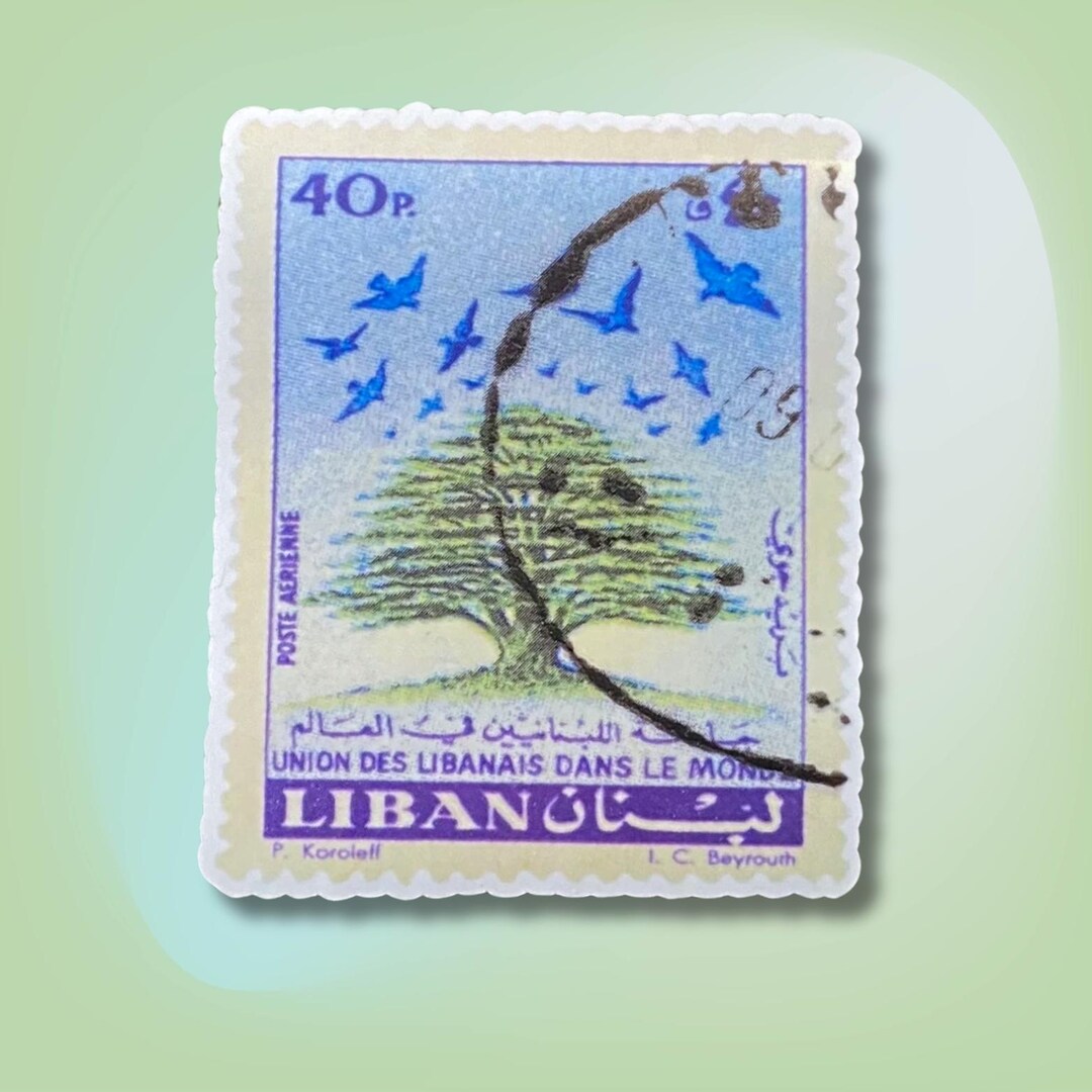 Lebanon Sticker- Stamp Stickers - Lebanon Pride - Cultural Sticker ...