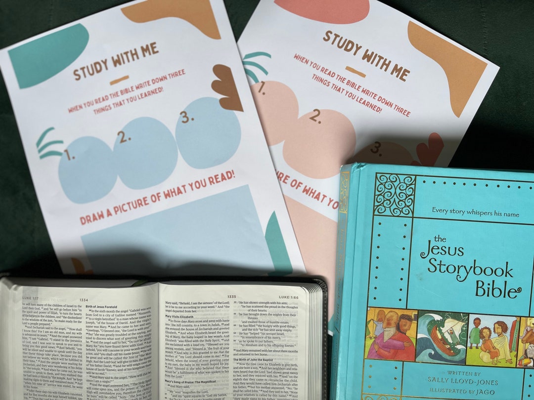 Kids Bible Time Scripture Journal/ Morning Menu/ Morning Basket/copy ...
