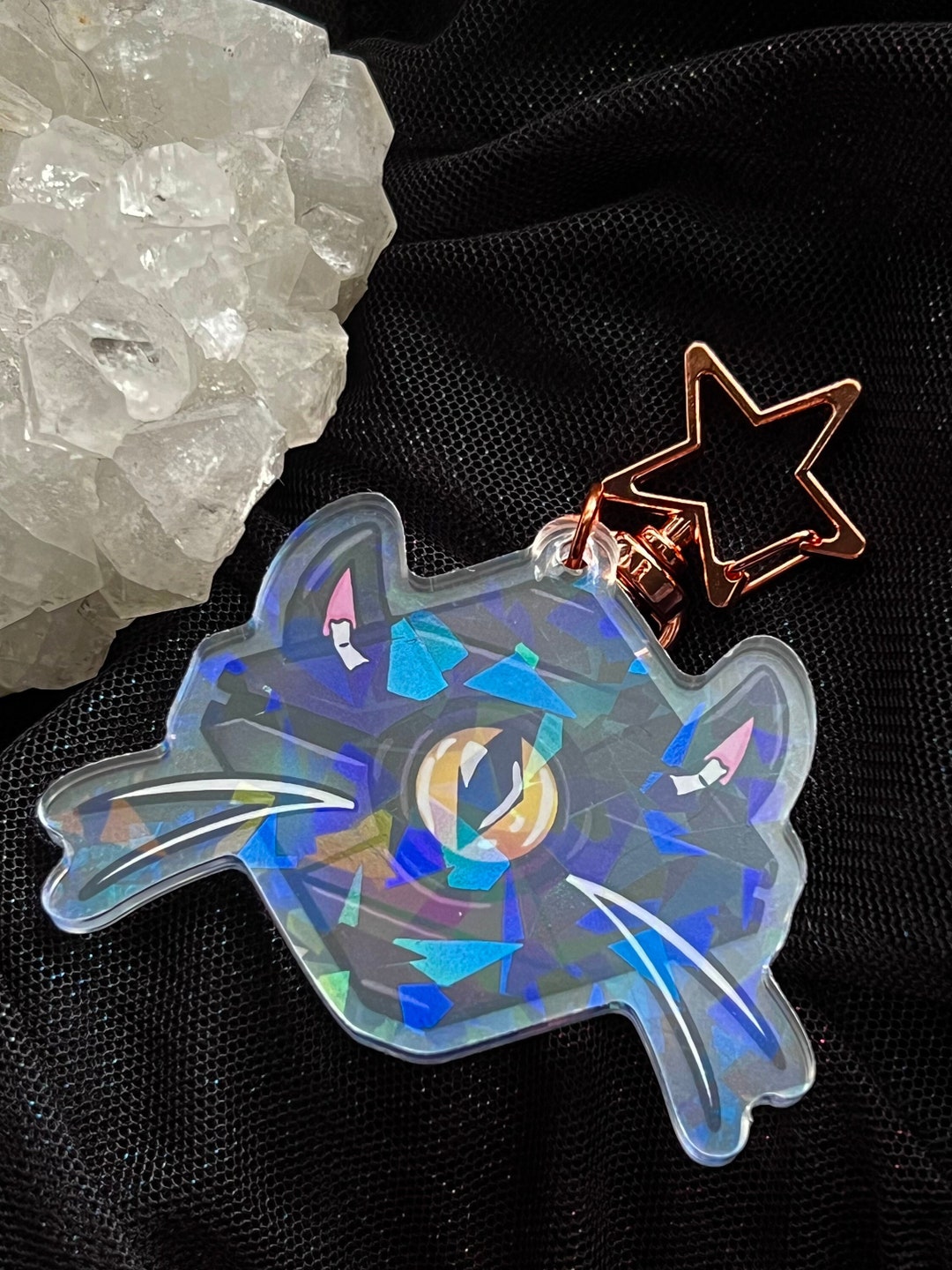 Destiny 2 Nine Lives Ghost Shell Keychain Charm Charms Holographic ...