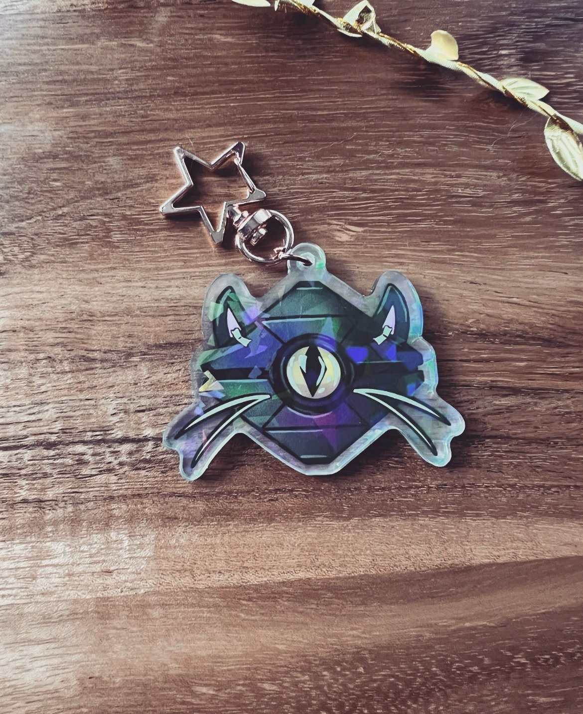 Destiny 2 Nine Lives Ghost Shell keychain charm | Charms | Holographic ...