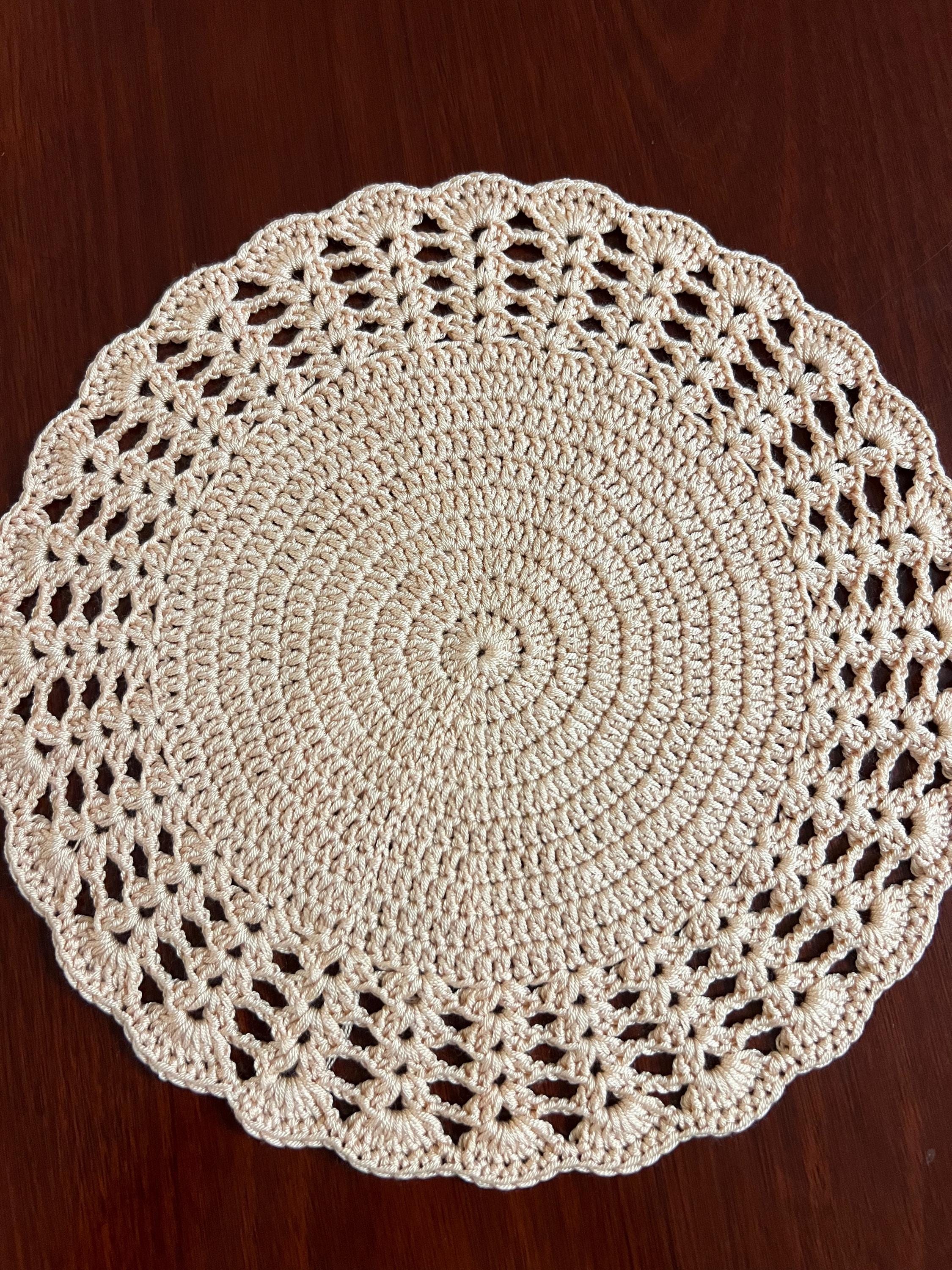 Classy Crochet Placemat & Coaster Pdf Pattern - Etsy
