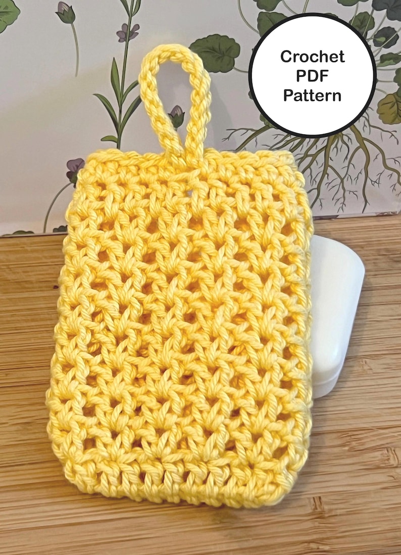 Soap Saver Bag - Crochet "pattern Only", PDF Download - Etsy