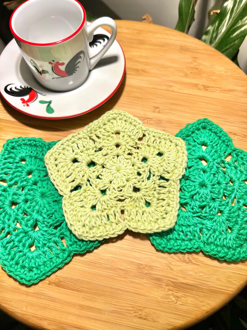 Star Crochet Coasters Pattern Pdf Download - Etsy