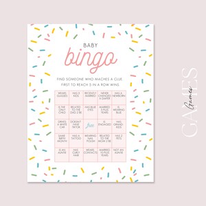 Baby Sprinkle Games Templates, Printable Baby Shower Games, Editable ...