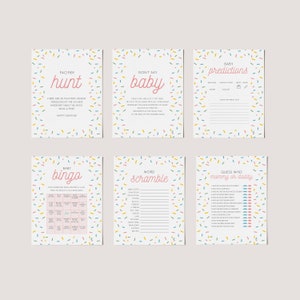 Baby Sprinkle Bundle Templates, Printable Sprinkle Baby Shower Invite ...