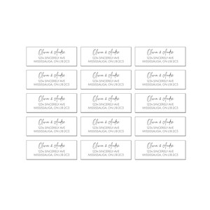 Return Address Labels, Custom Address Labels, Personalized Mailing ...