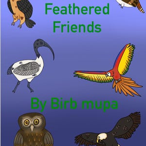 Digital Feathered Friends Colouring Book - Etsy