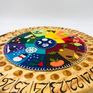 Annual Cyclical Calendar, Handmade, Waldorf Calendar, Cyclicity ...