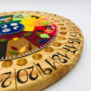 Annual Cyclical Calendar, Handmade, Waldorf Calendar, Cyclicity ...