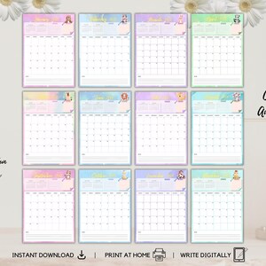 2025 CALENDAR | Monthly Planner | Free Daily Planner | Letter Size | A4 ...