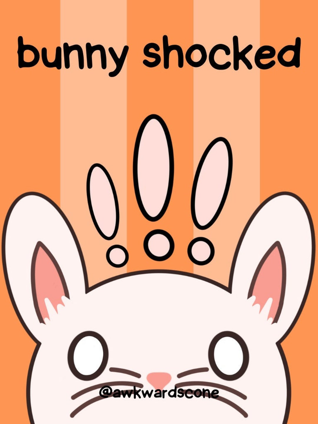 Bunny Shocked Emote - Etsy