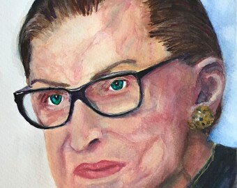 Ruth Bader Ginsburg Art Original - Etsy