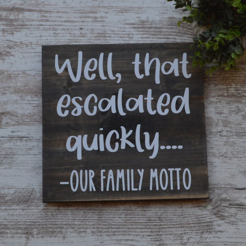 Funny Family Sign - Etsy