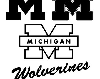 Michigan Wolverines Tumbler Svg | Etsy