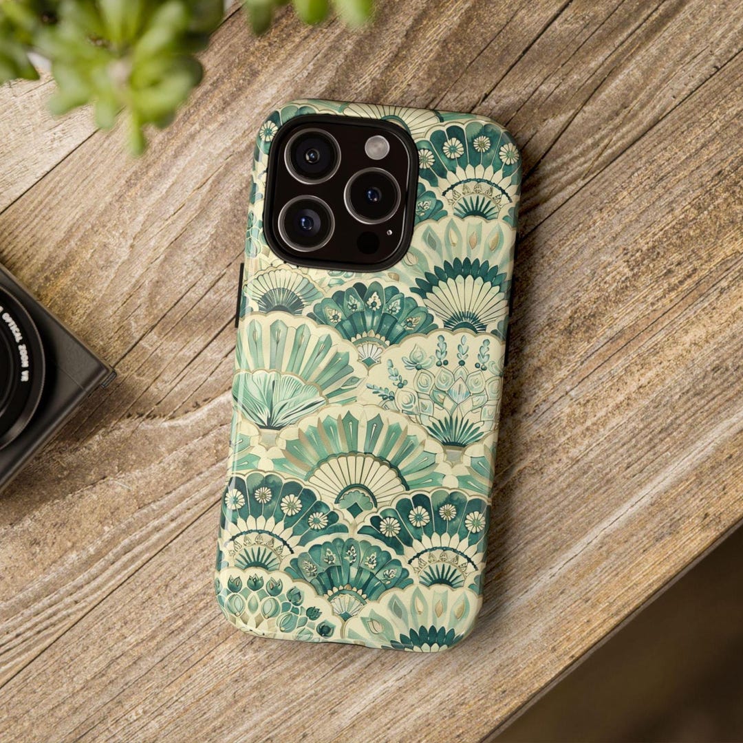 Japanese Traditional Fan Phone Case, Japanese Pattern Phone Case ...