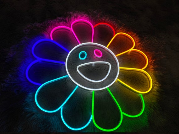 Sunflower Neon Signs Art LED Neon Light | Etsy